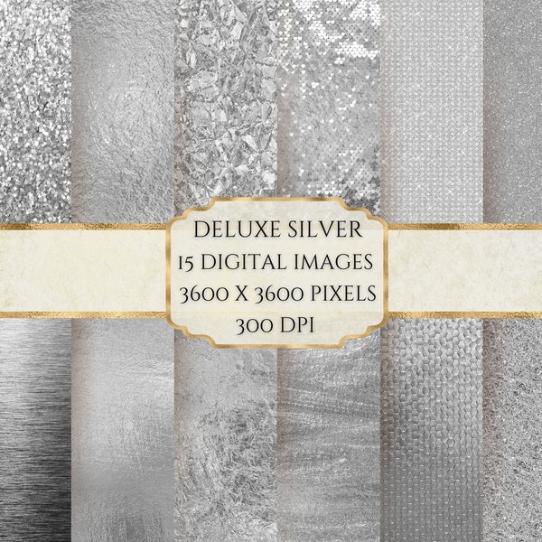 Silver Wallpaper - Etsy