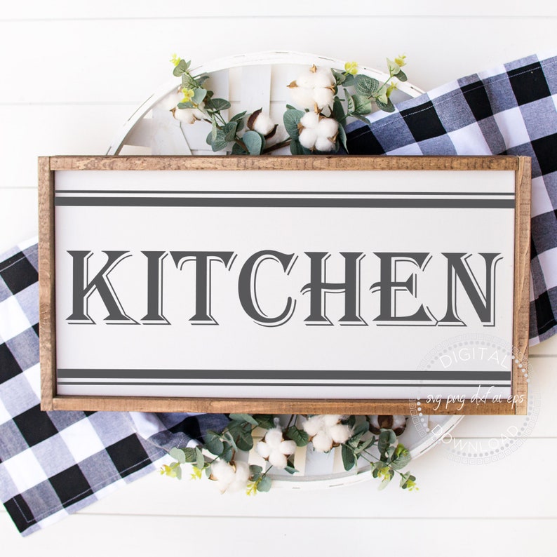 Kitchen SVG Kitchen Cut File Kitchen Sign Digital Download - Etsy