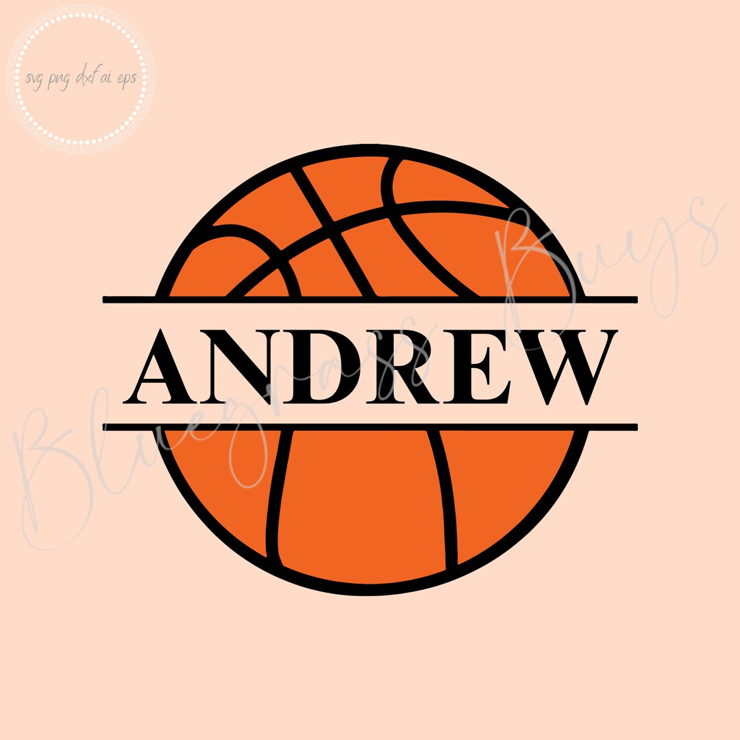 Basketball SVG - Monogram Frame - Basketball Name Frame PNG ...