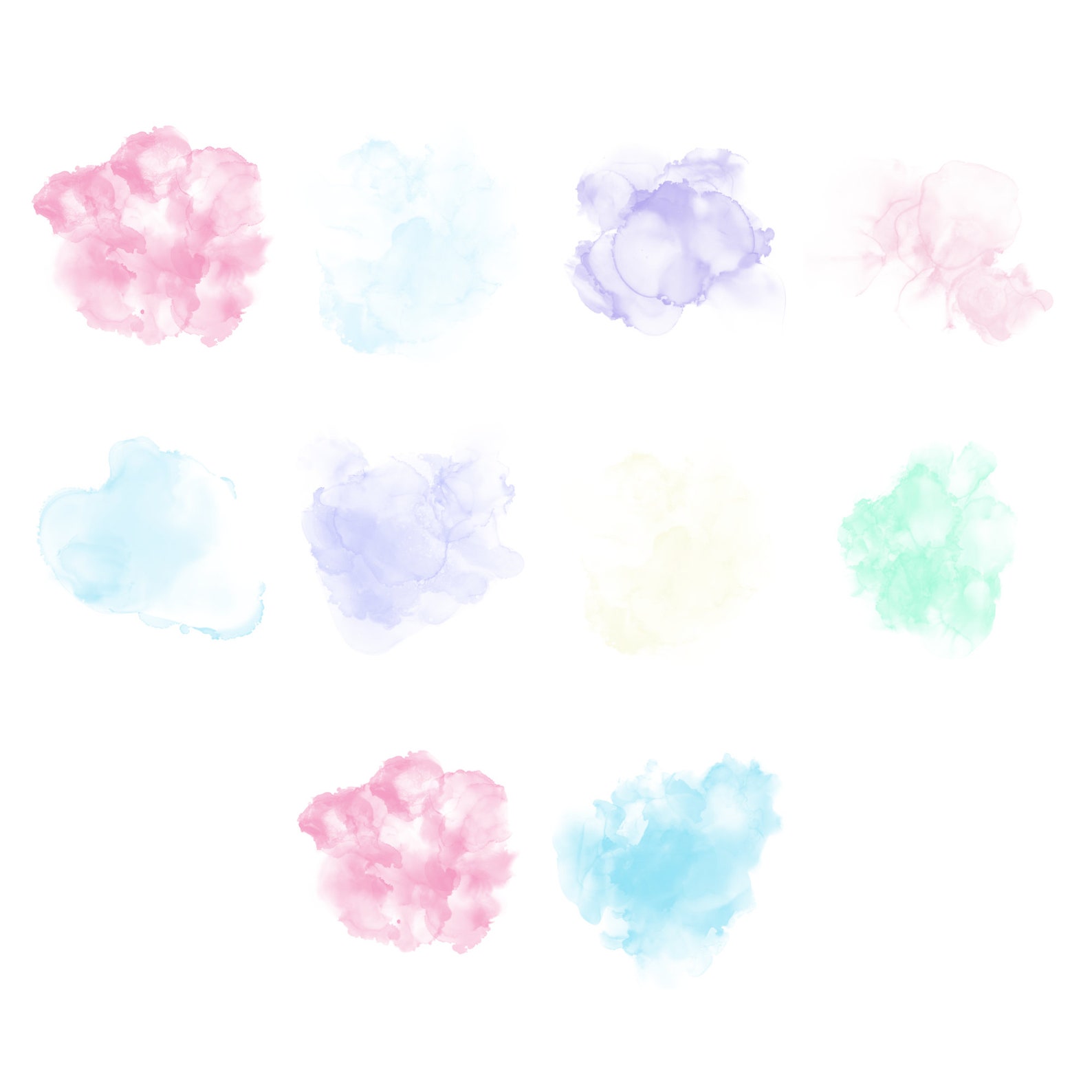 Cotton Candy Ink Overlay Liquid Overlay Alcohol Ink | Etsy