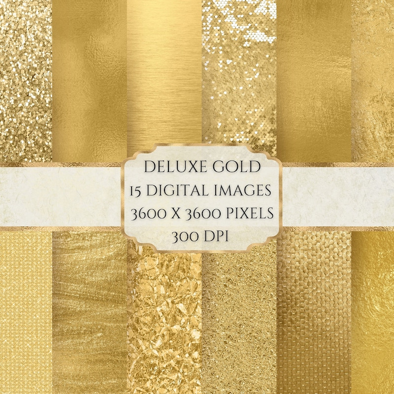 Gold Glitter Paper - Etsy