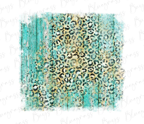 Leopard and Wood Background PNG Grunge Cheetah Backsplash | Etsy