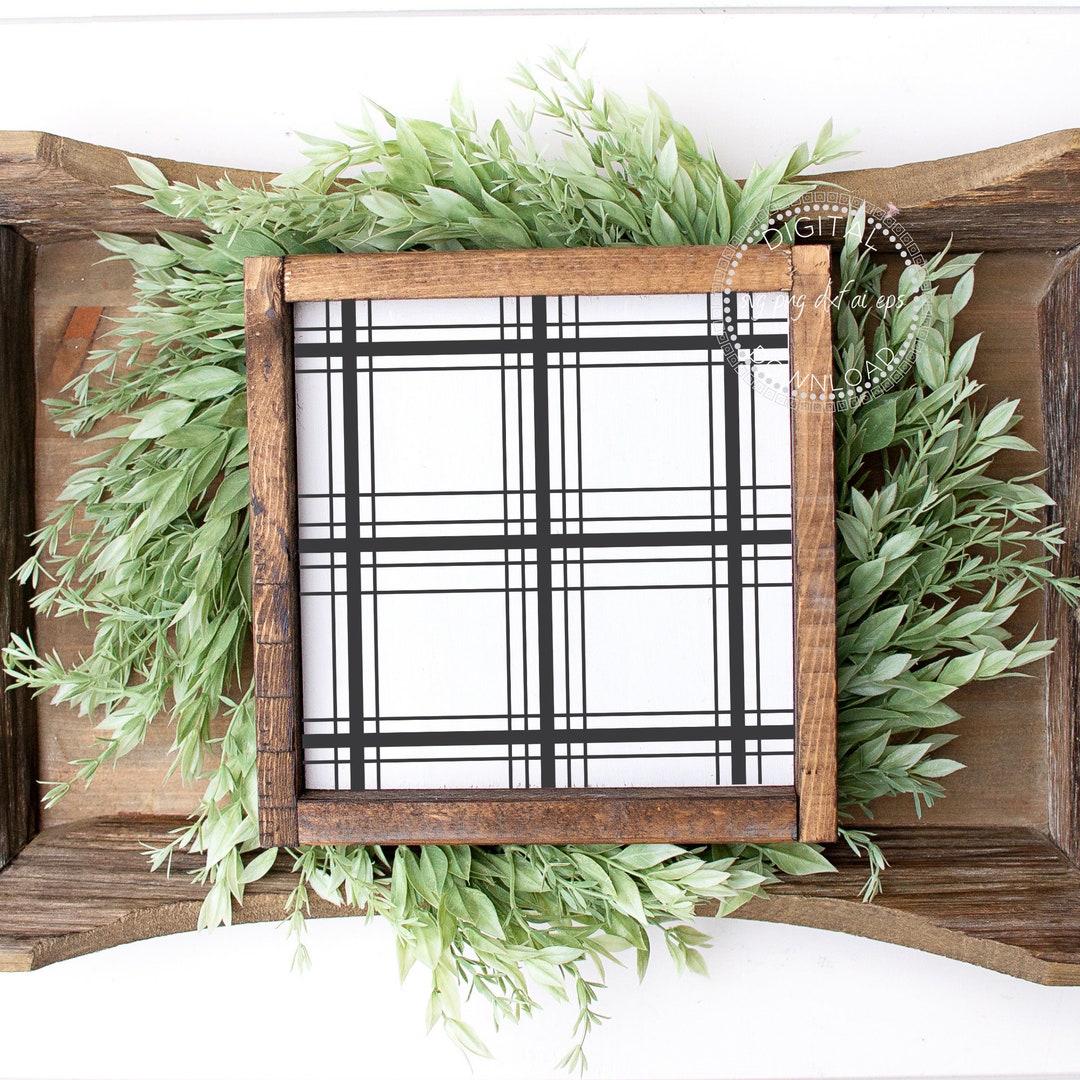 Plaid Pattern SVG, Checkered Plaid Png, Pattern Background Cut File ...