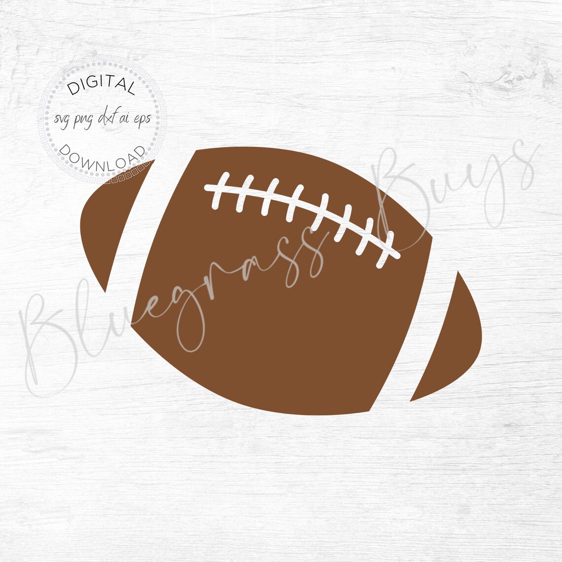 Football SVG Football Lace SVG Sports Clipart | Etsy