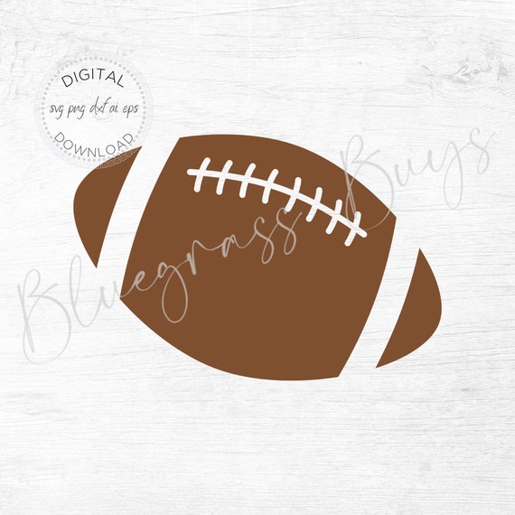 Football SVG Football Lace SVG Sports Clipart | Etsy