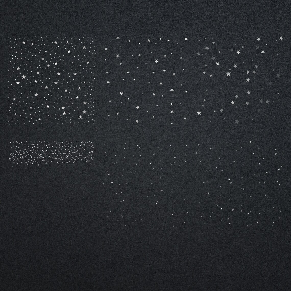 Silver Star Overlay, Stardust Overlay PNG, Star Glitter Clipart Overlay ...