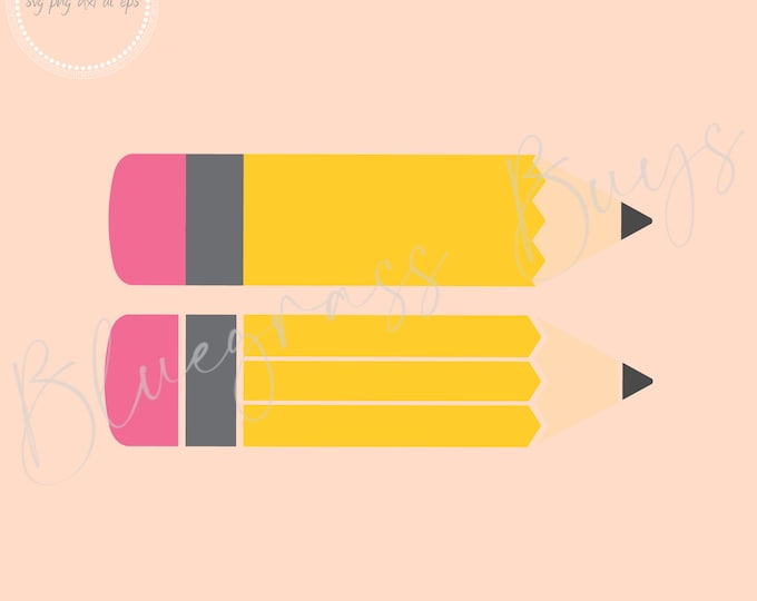 Keychain/badge Reel SVG Pencil Cut File - Etsy