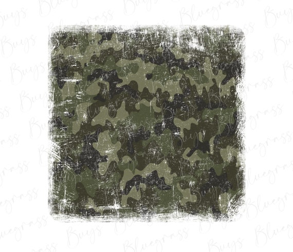 Grunge Camo Background Sublimation Distressed Camouflage Background PNG ...
