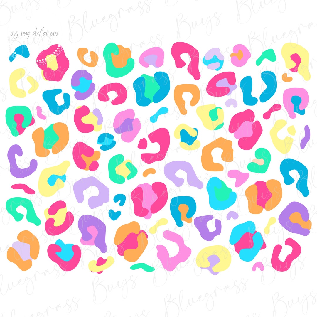 Pastel Leopard Print Svg, Leopard Print Pattern Svg, Repeating Pattern ...