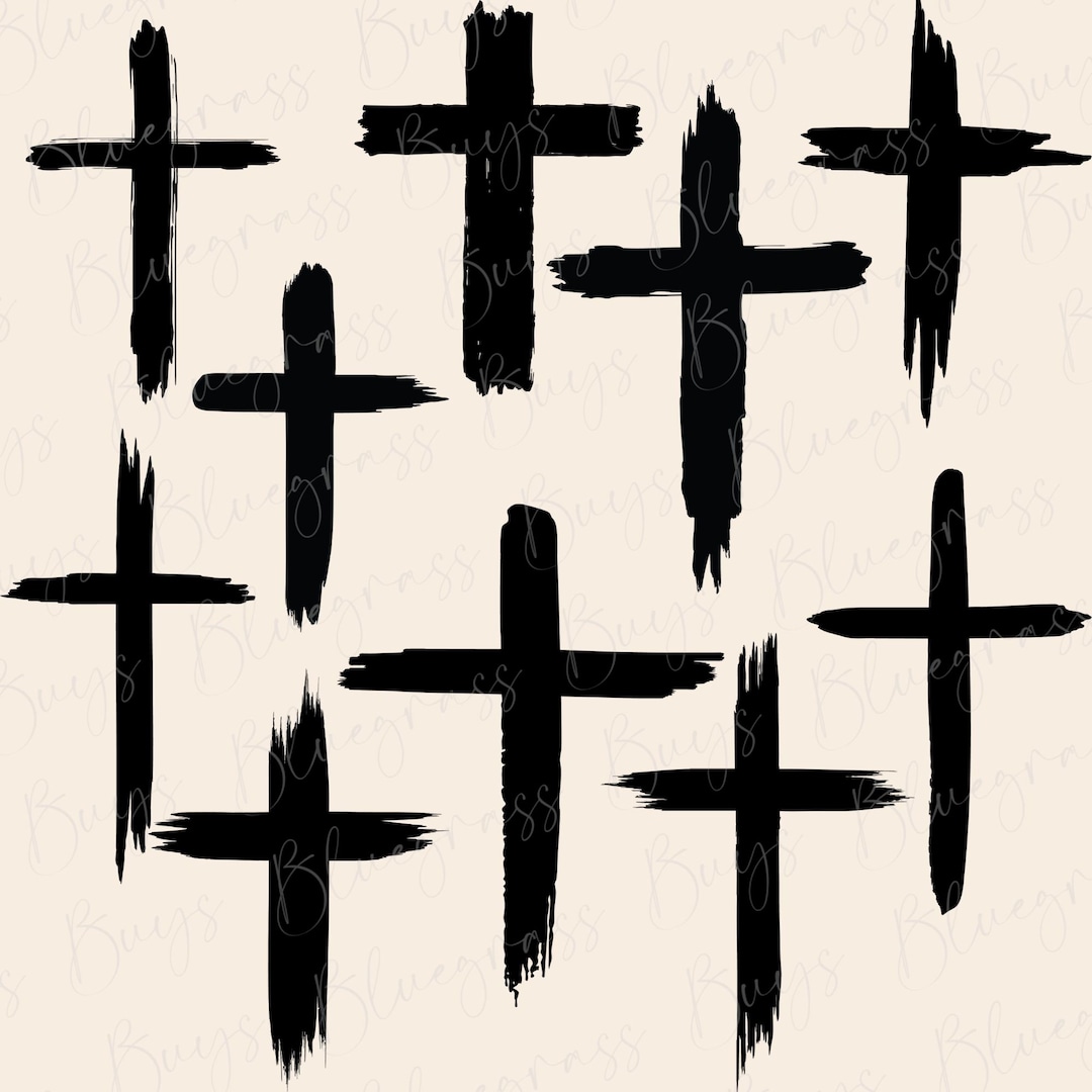 Distressed Cross Bundle Svg, Cross Bundle Svg, Distress Cross Svg ...