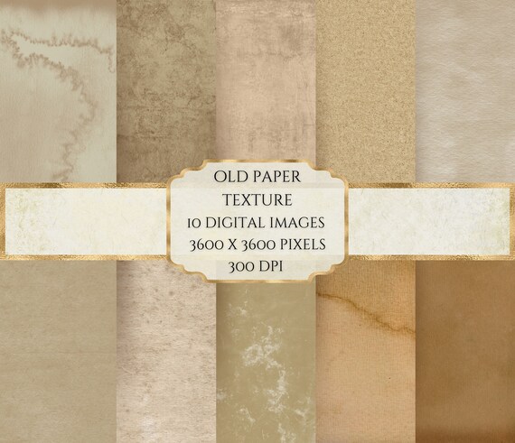 Old Paper Texture Digital Paper Aged Paper Printable | Etsy
