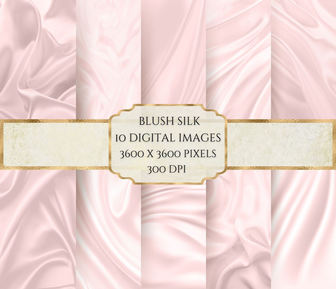Blush Silk Digital Paper, Silk Texture, Satin Digital Paper, Printable ...