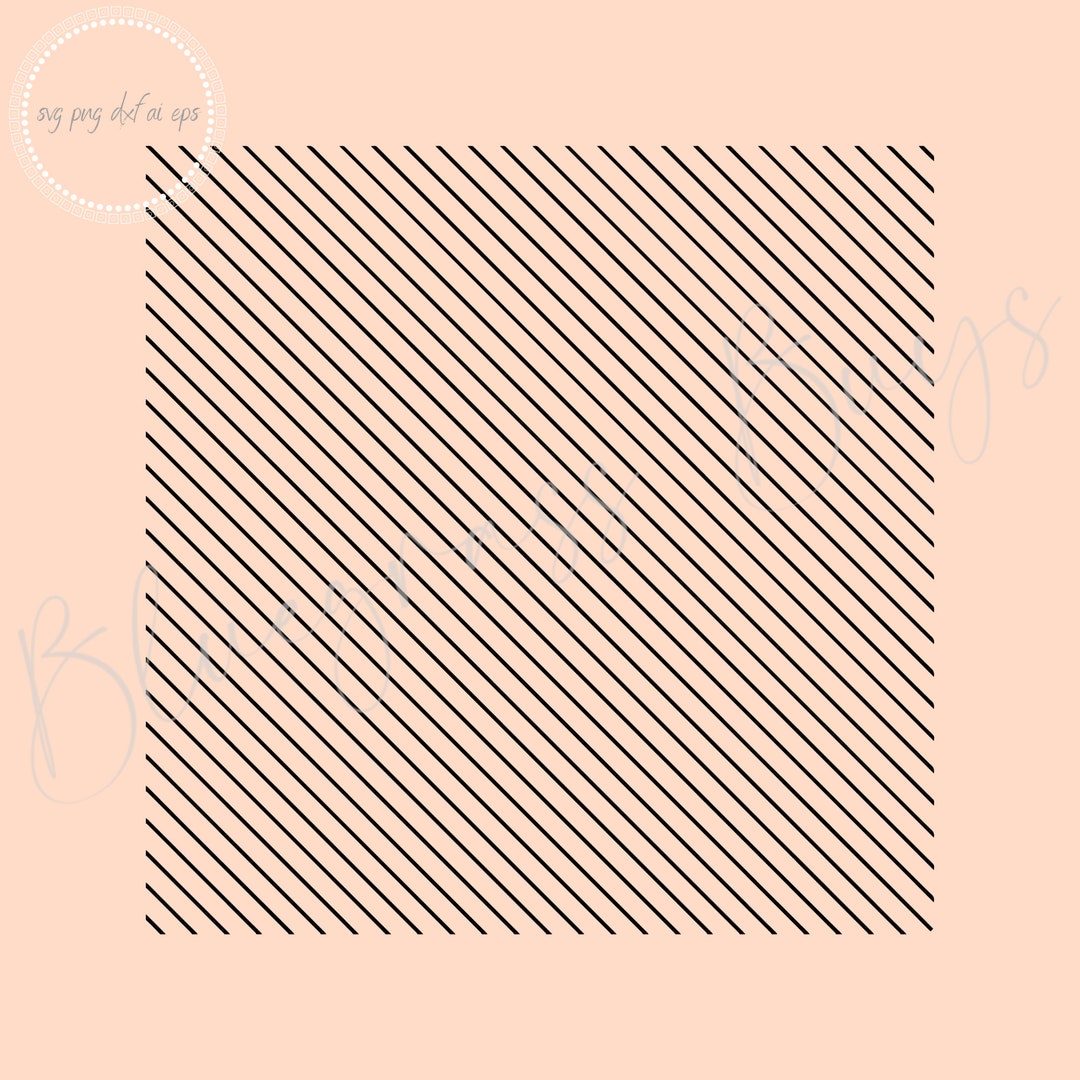 Stripe Pattern SVG Seamless Pattern Diagonal Stripes Cut File Digital ...