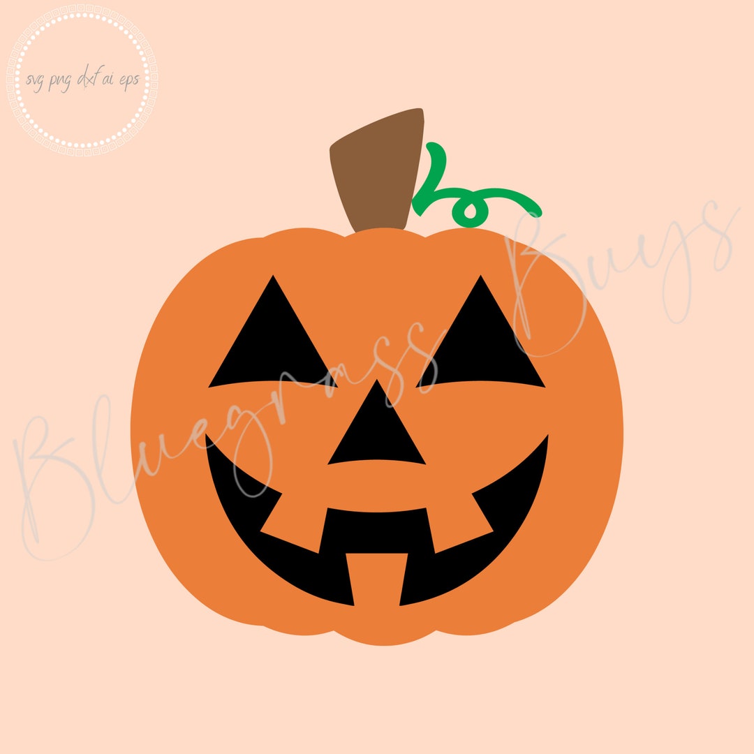 Jack-o-lantern SVG - Halloween SVG - Pumpkin Clipart - Digital Download ...
