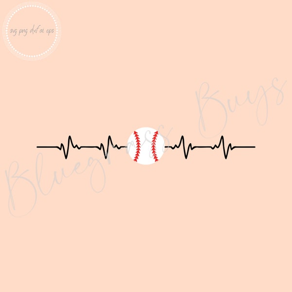 Heartbeat Svg - Etsy