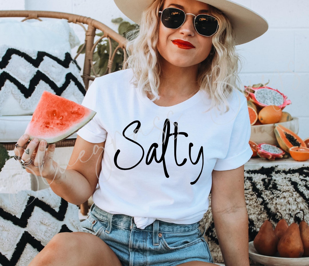 Salty SVG, Summer SVG, Digital Download, Cricut, Silhouette Cut File - Etsy