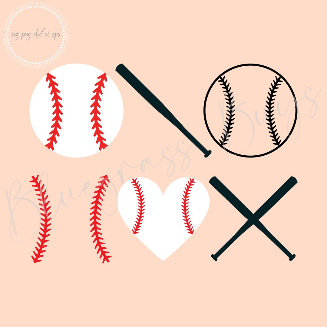 Baseball Bundle SVG - Baseball Cut File - Sports Clipart - Etsy