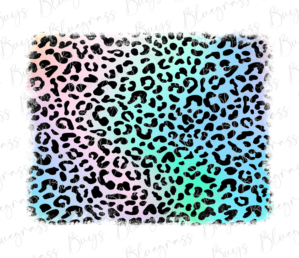 Pastel Leopard Print Background PNG Cheetah Print Background - Etsy
