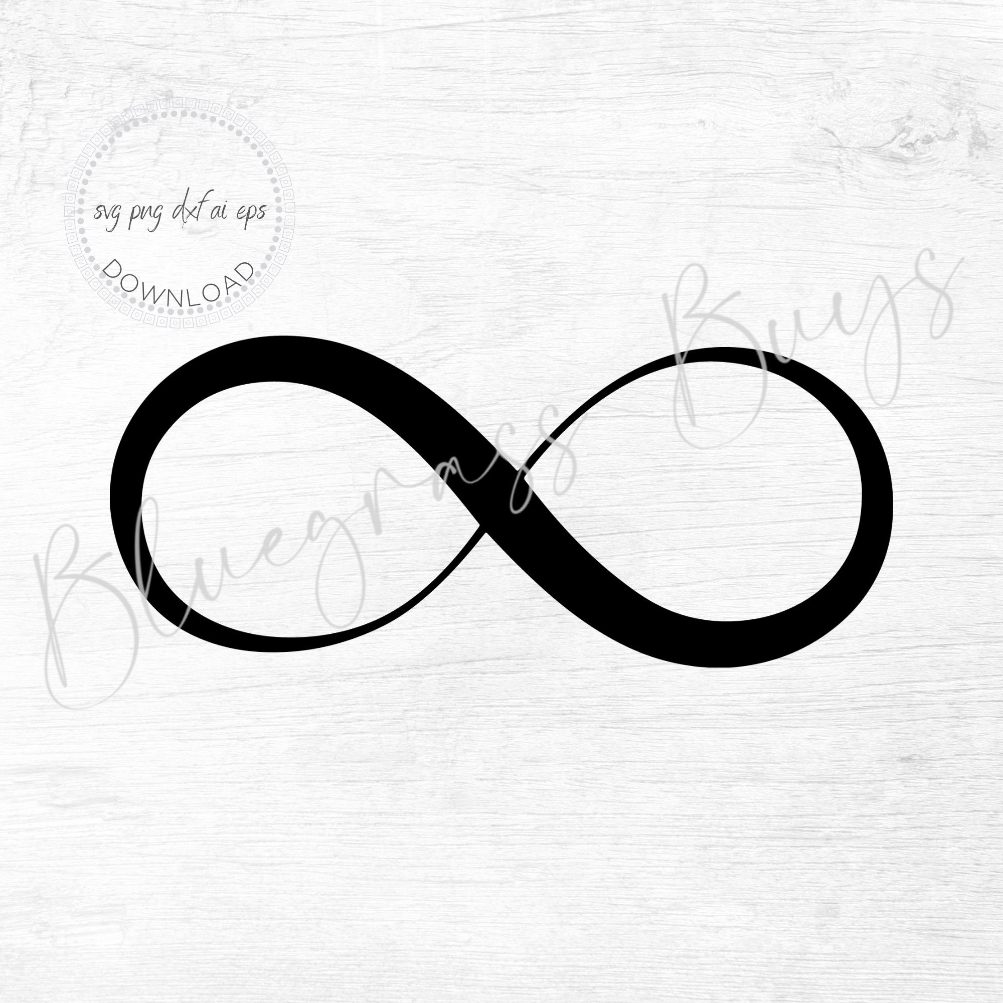 Infinity Symbol SVG Infinity Sign Cut File Forever Symbol - Etsy