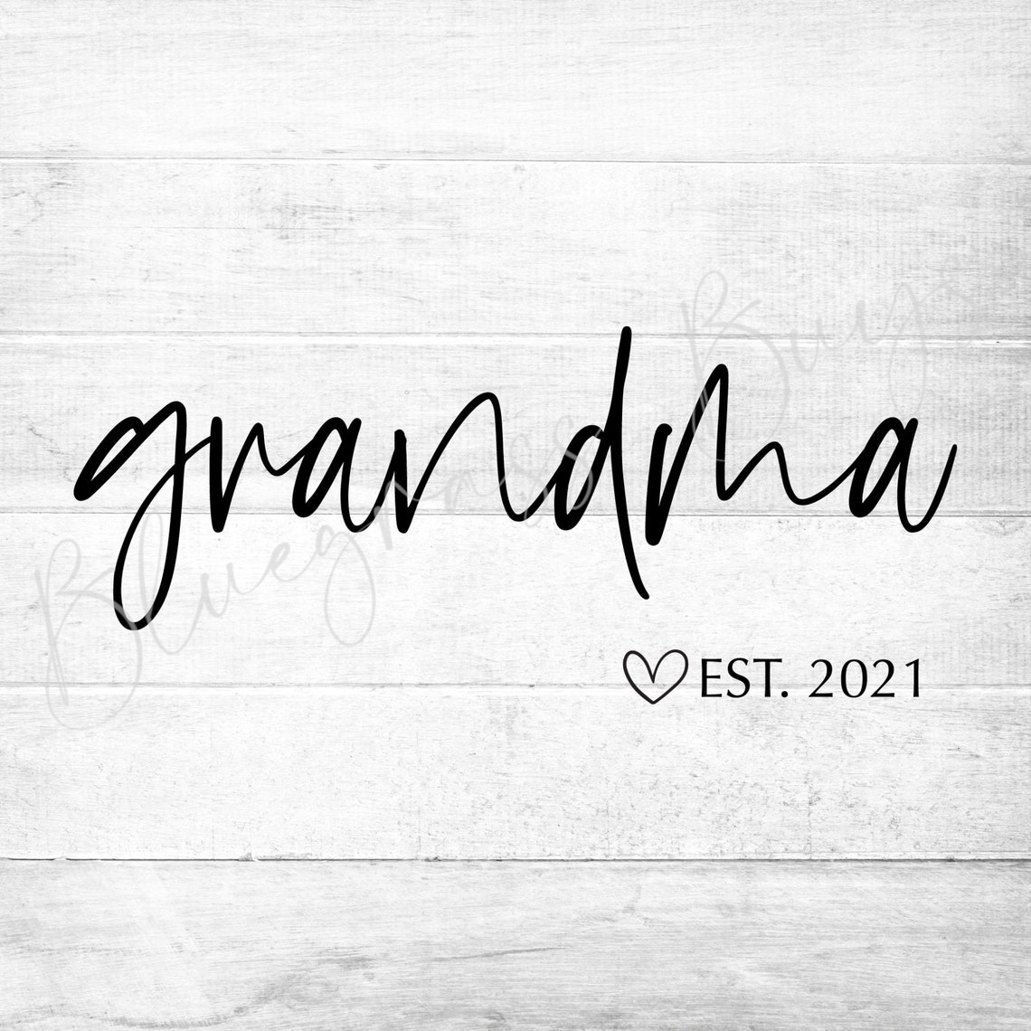 Grandma SVG Grandma EST SVG Grandma Life Digital | Etsy