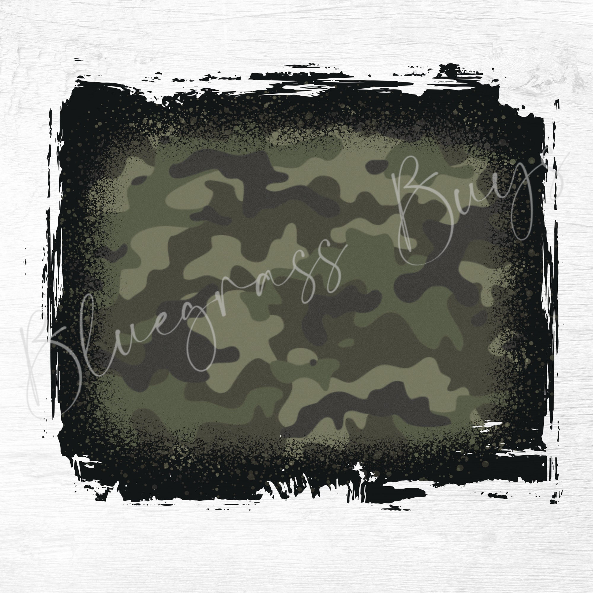 Grunge Camo Background PNG Distressed Camouflage Backsplash | Etsy
