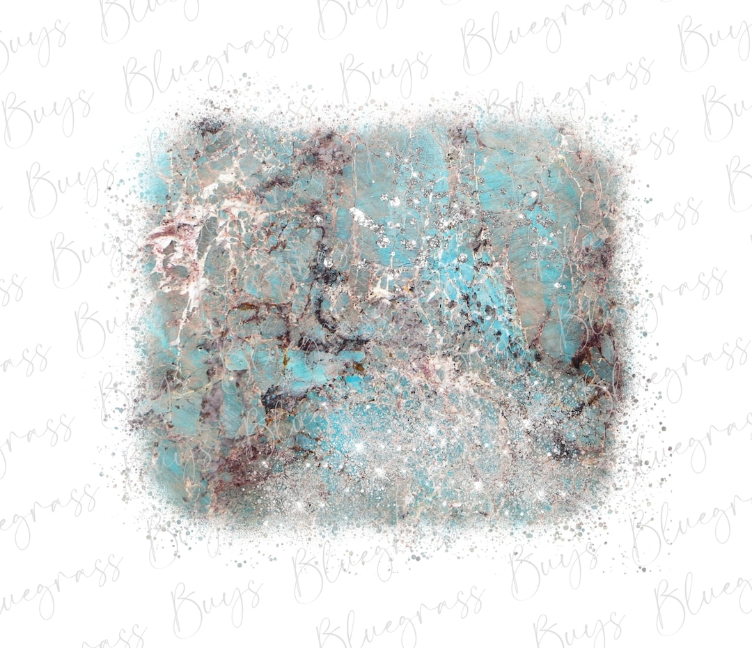 Glitter Marble Background PNG, Turquoise Marble Backsplash PNG - Etsy