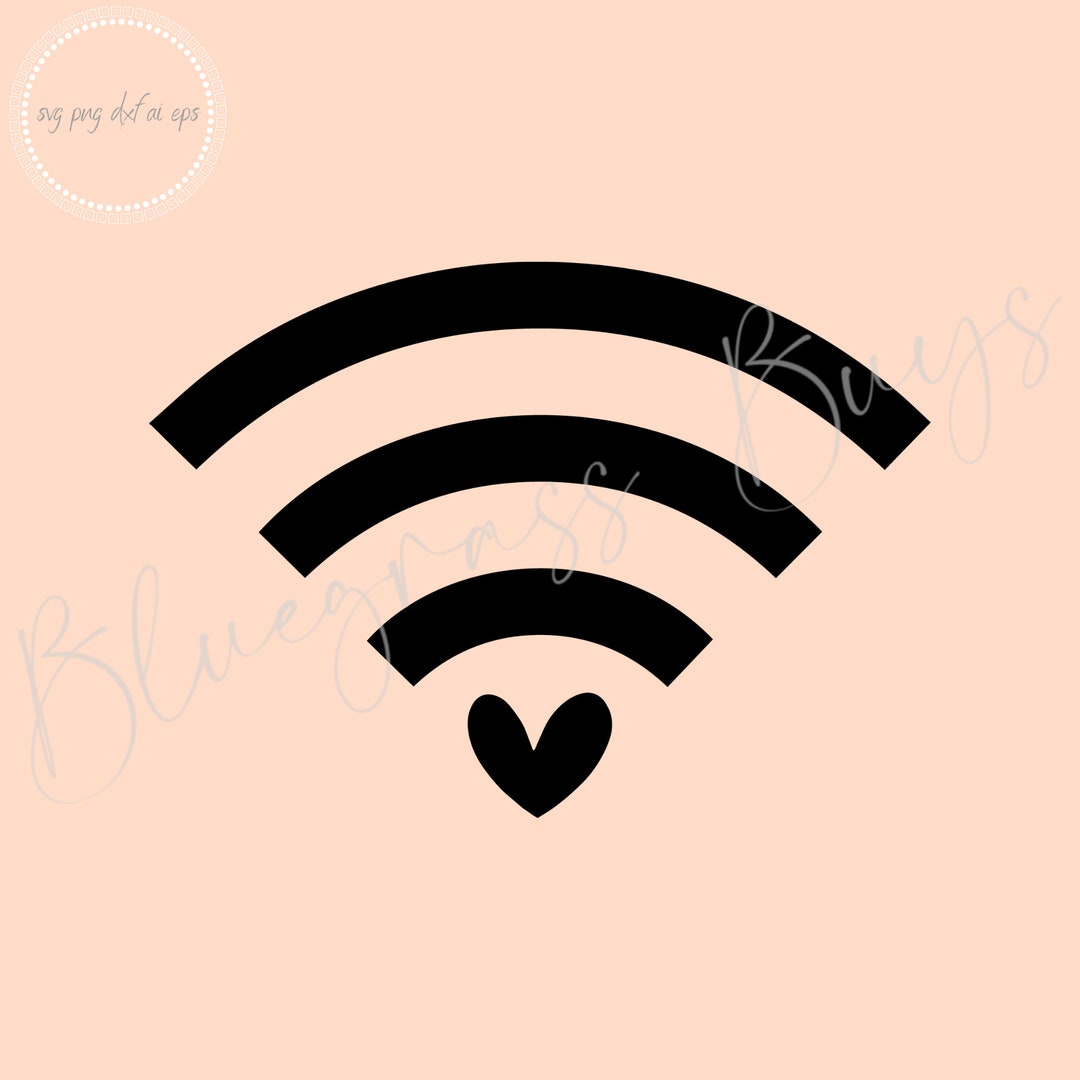 Wifi Symbol SVG - Wifi SVG - Wifi Available Cut File - Digital Download ...