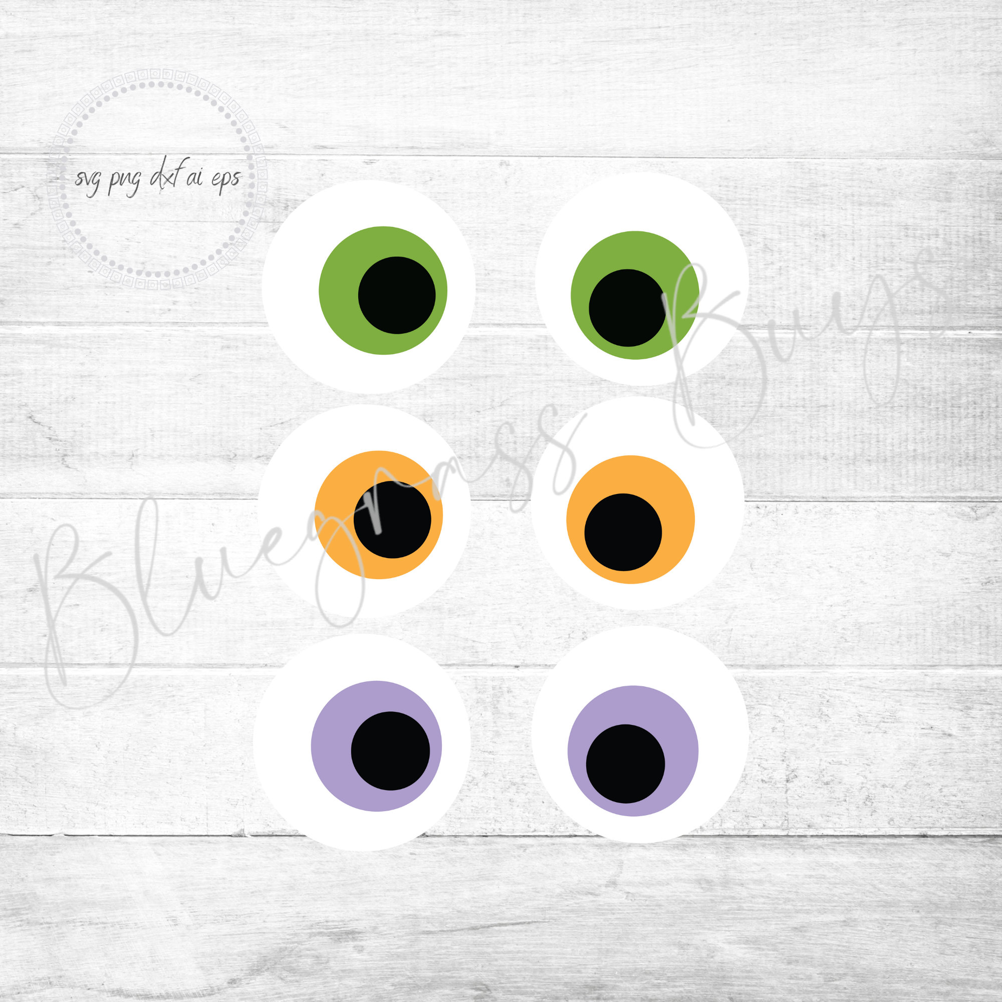 Monster Googly Eyes SVG Halloween Eyeballs SVG Halloween - Etsy