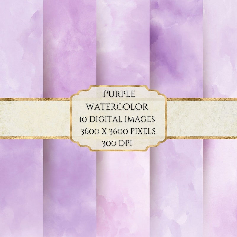 Lavender Watercolor - Etsy