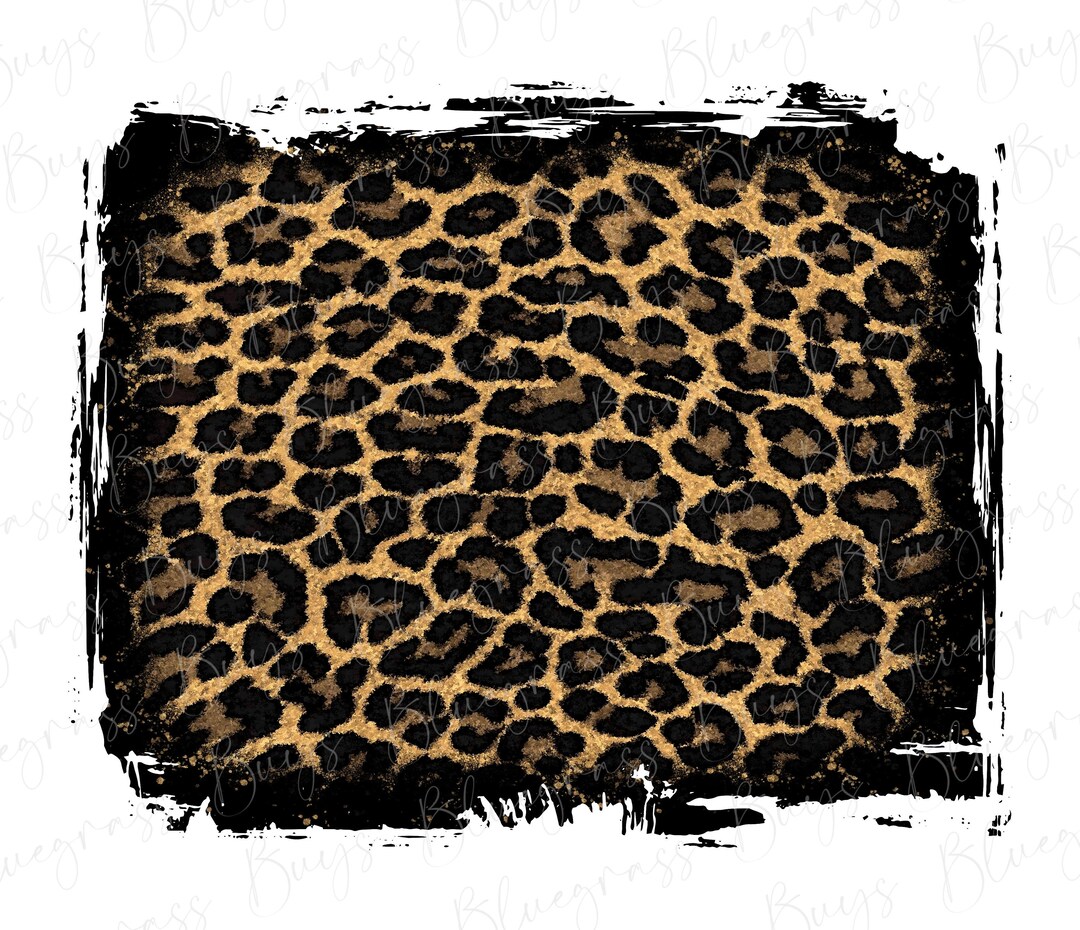 Grunge Leopard Background PNG, Distressed Cheetah Backsplash - Etsy