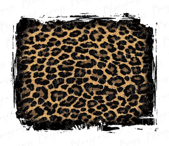Grunge Leopard Background PNG Distressed Cheetah Backsplash - Etsy