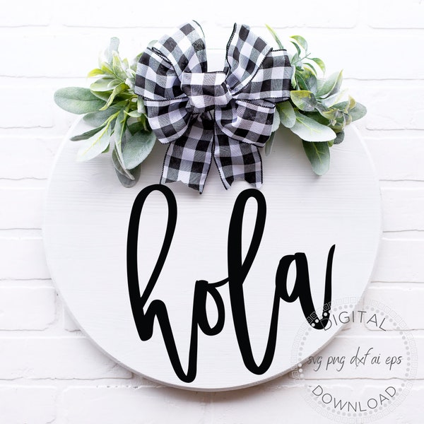 Hola Svg - Etsy