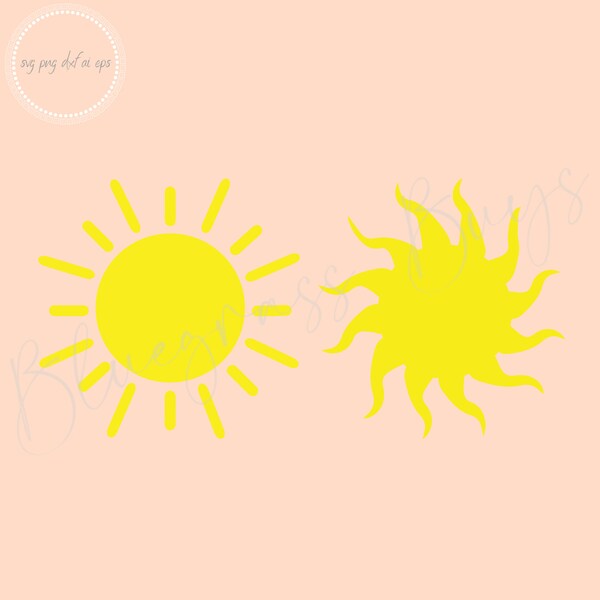 Sun Svg - Etsy