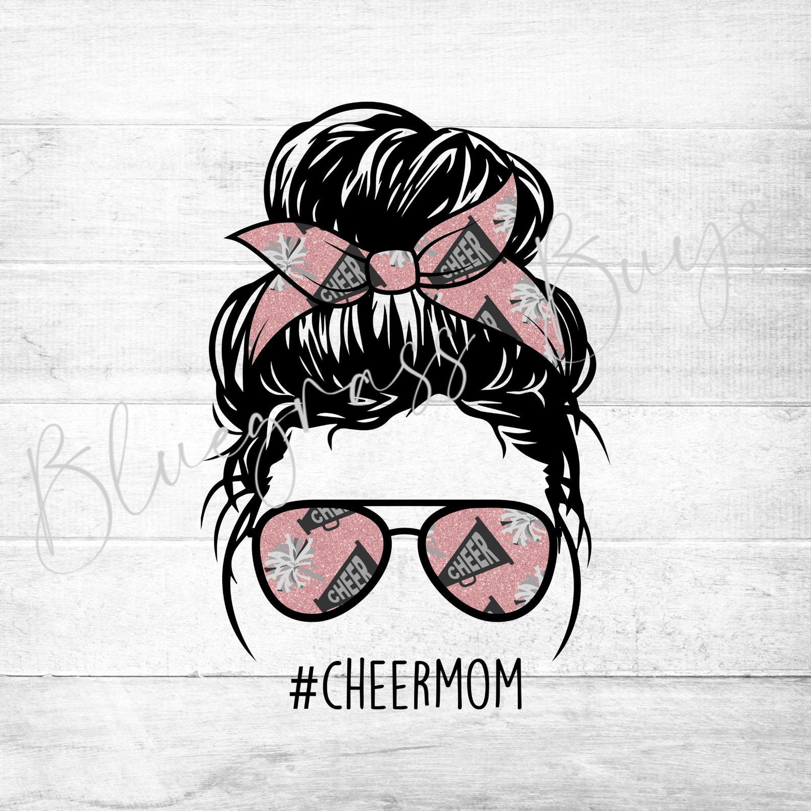 Cheer Mom Life PNG Rose Gold Glitter Cheerleading Mom Life - Etsy