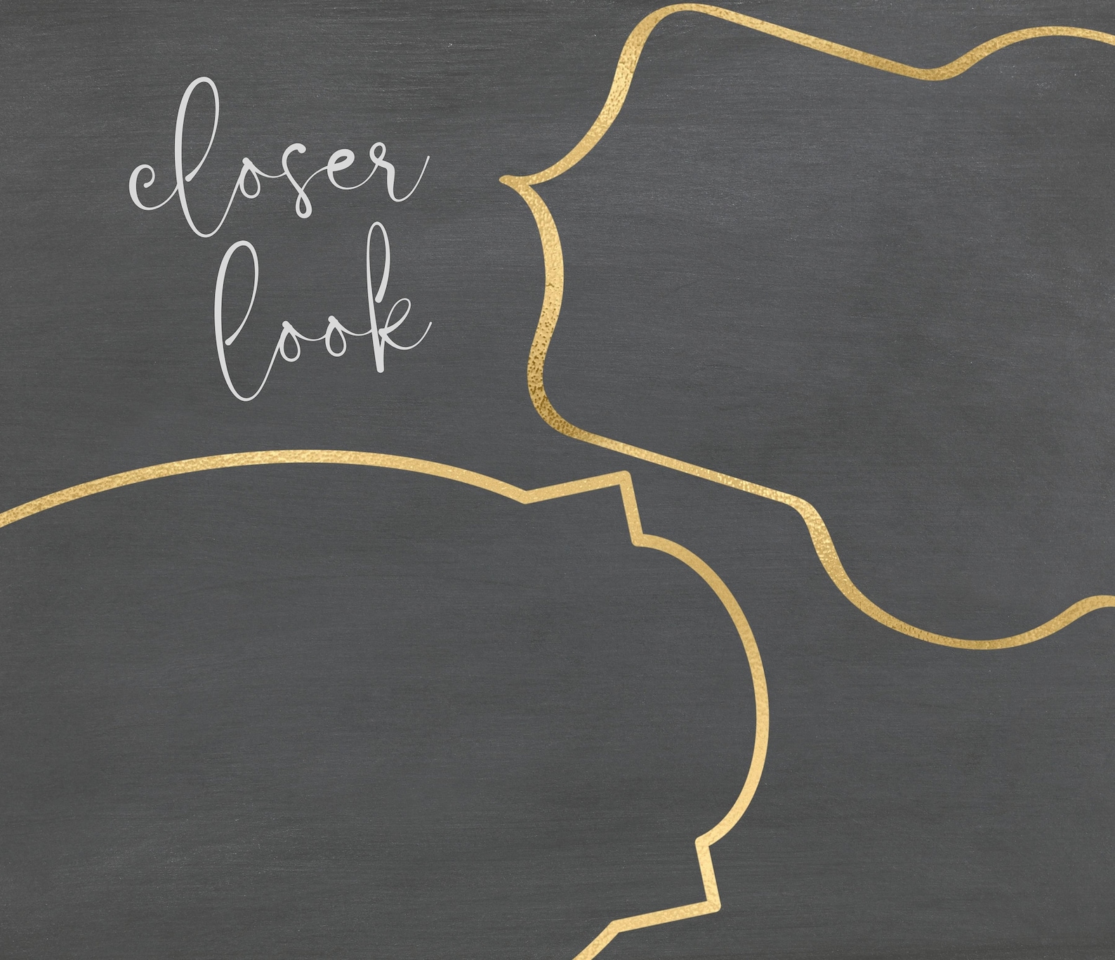 Gold Foil Frames, Frame Clipart, Vintage Border Frames PNG - Etsy