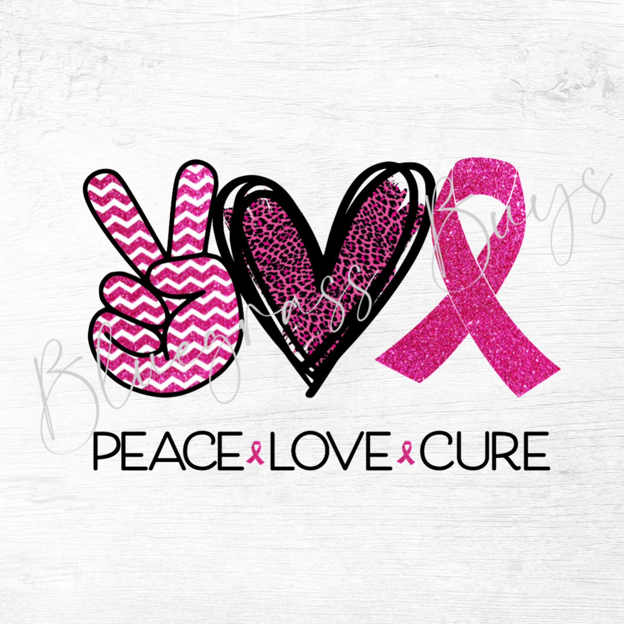 Peace Love Cure PNG Breast Cancer Awareness Print Design | Etsy Peace Love Cure PNG Breast Cancer Awareness Print Design | Etsy