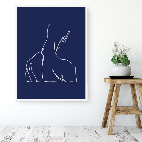 Abstract Male Figure - Etsy