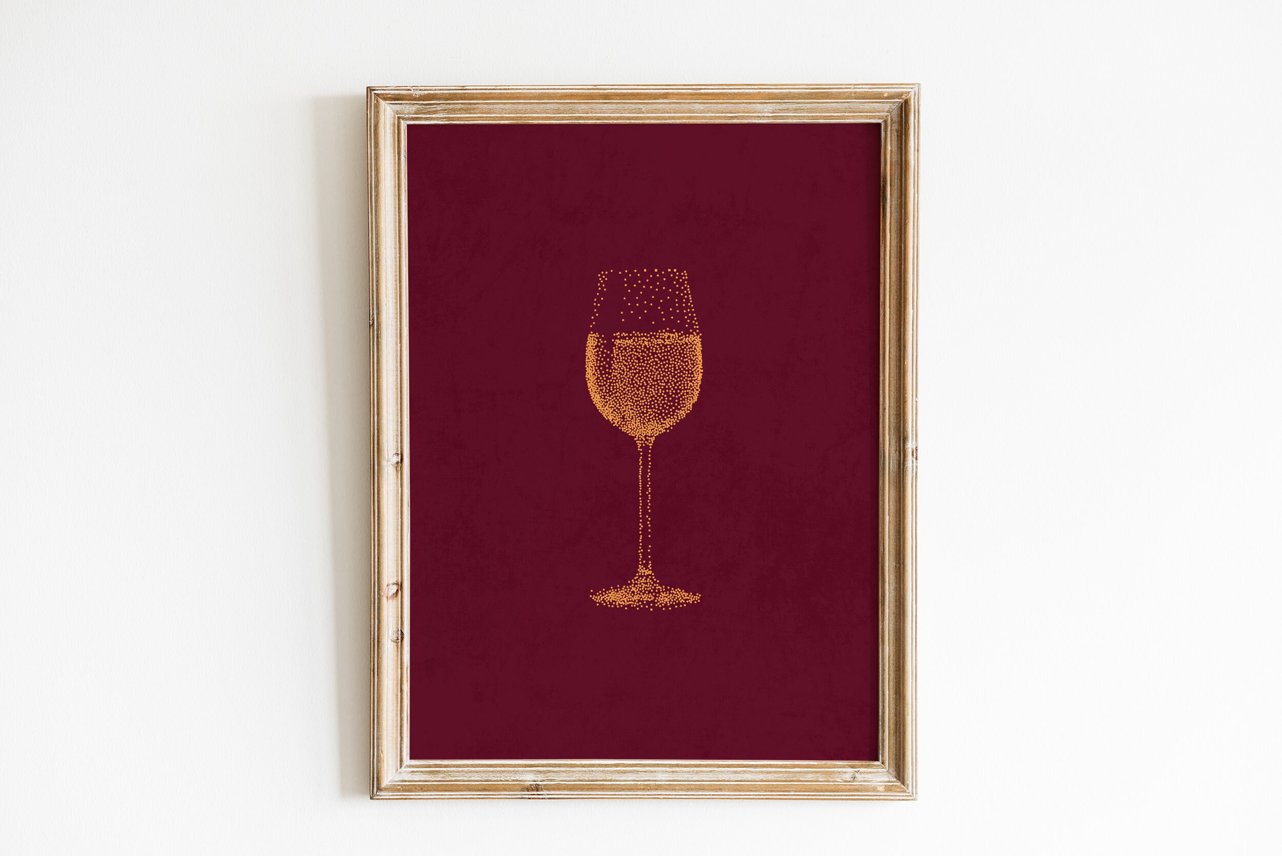 Wine Print Wall Art / Wine Printable Poster / Wine Glass Print - Etsy