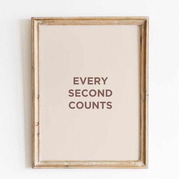 Every Second - Etsy