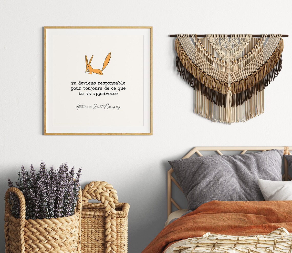 Le Petit Prince Quote Print: French Nursery Art (digital Download) - Etsy