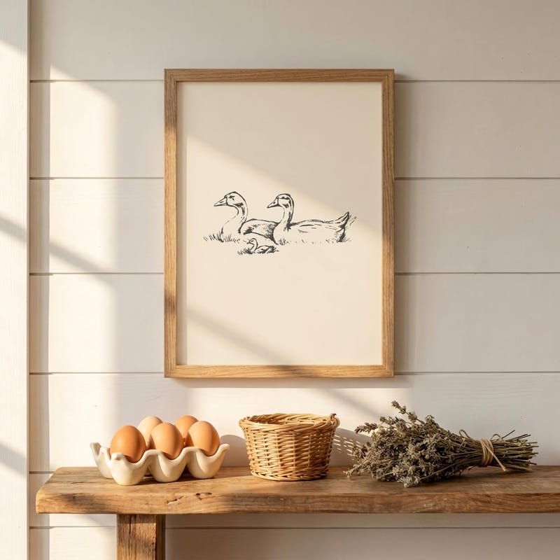 Miniature Duck Wall Art - Etsy