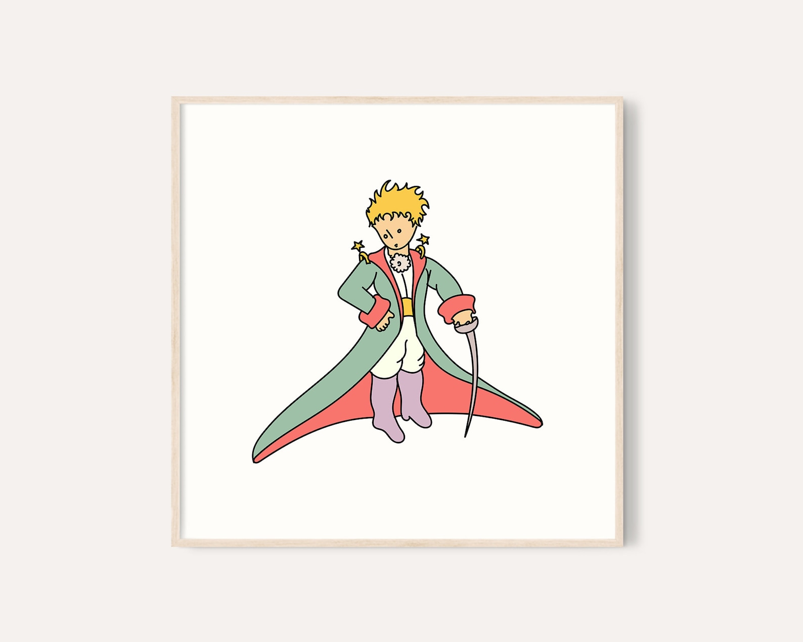 The Little Prince Print / the Little Prince Wall Art Set / - Etsy