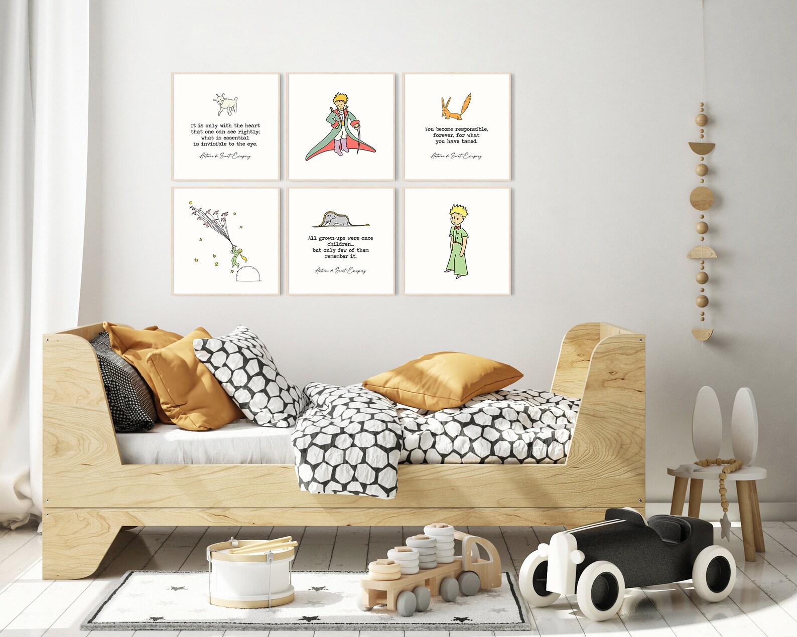 The Little Prince Print / the Little Prince Wall Art Set / - Etsy
