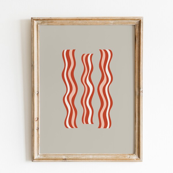 Bacon Print - Etsy