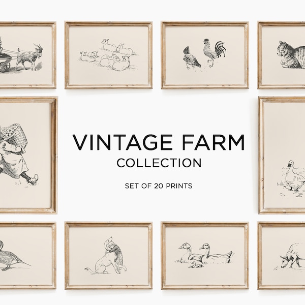 Farm Prints - Etsy