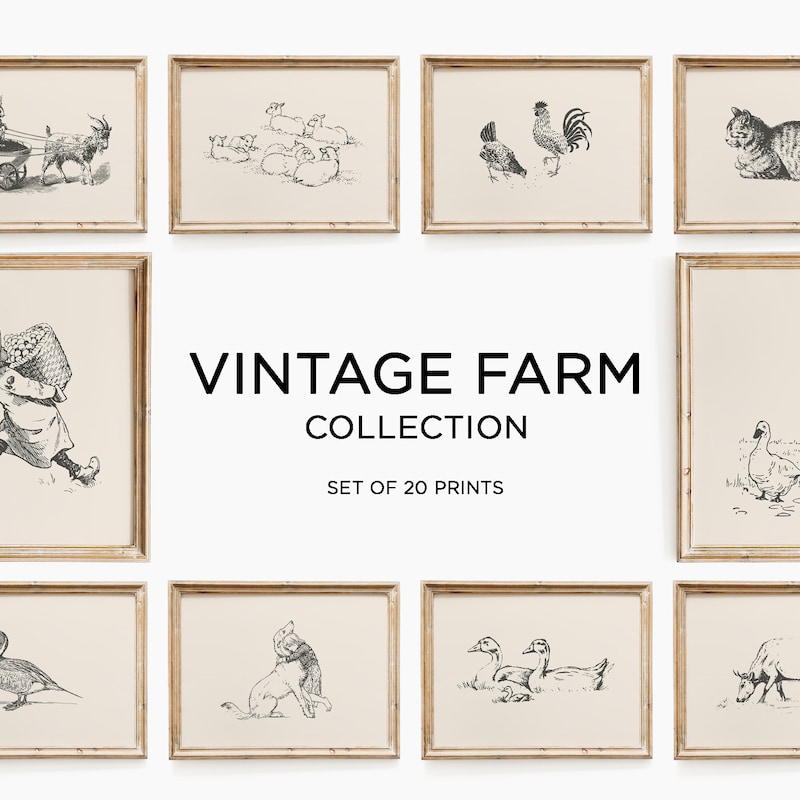 Farm Prints - Etsy