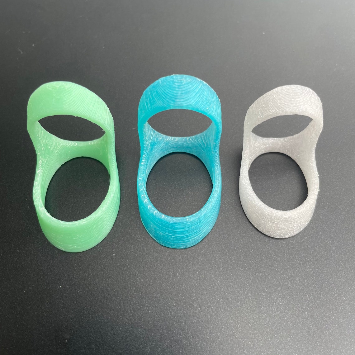 Finger Splint Ring SET OF 3 graduated Set 3D Printed EDS - Etsy
