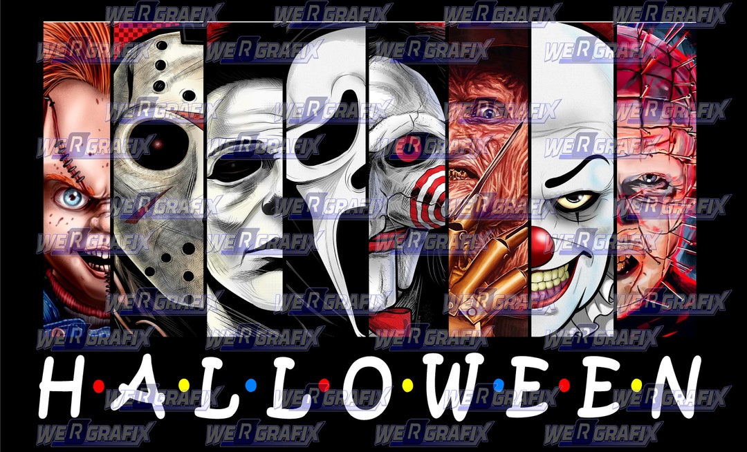 Halloween Jason Freddy Chucky Scream - Etsy