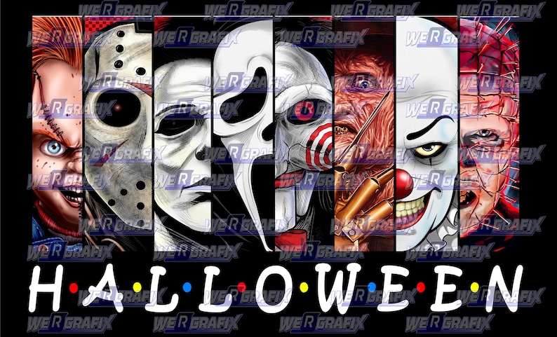 Halloween Jason Freddy Chucky Scream - Etsy