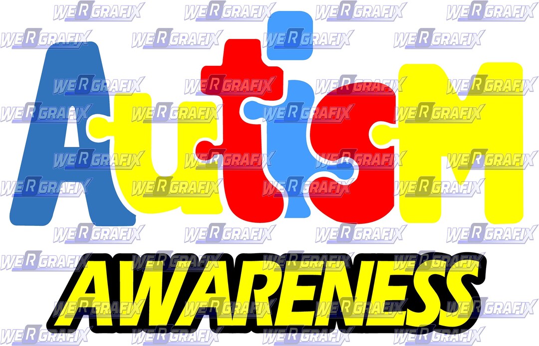 Autisim Awarenes Logo Puzzle - Etsy